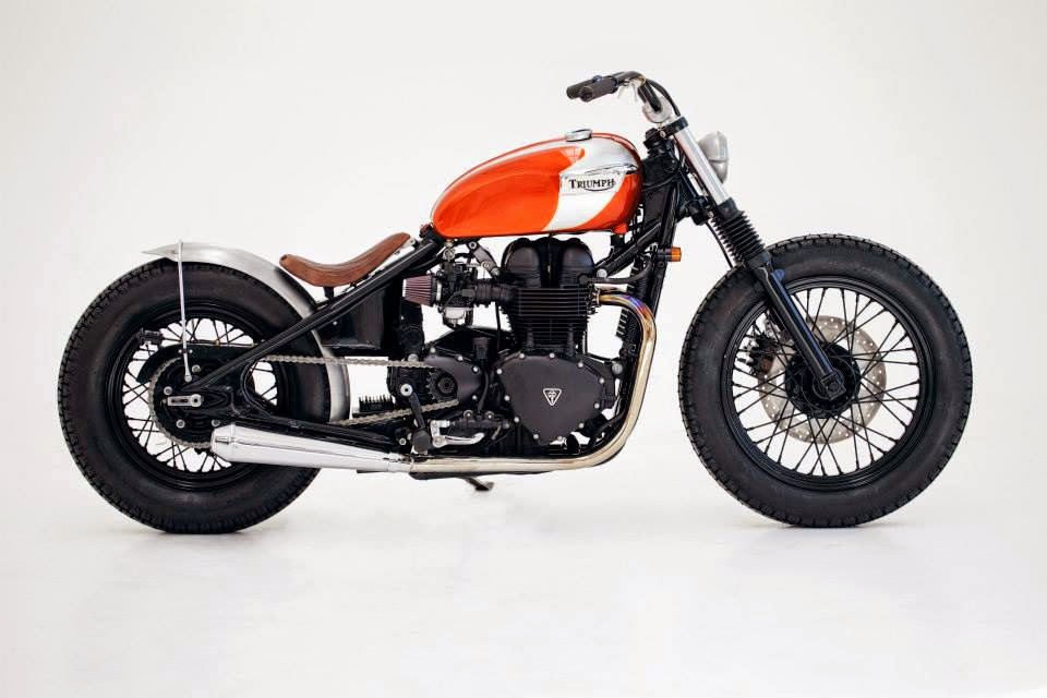 Triumph Thruxton Bobber by Herencia Custom Garage - Lsr Bikes