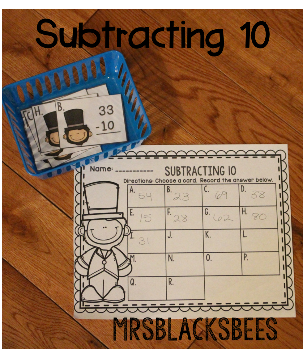 Presidents' Day Math Stations | Mrs. Black's Bees