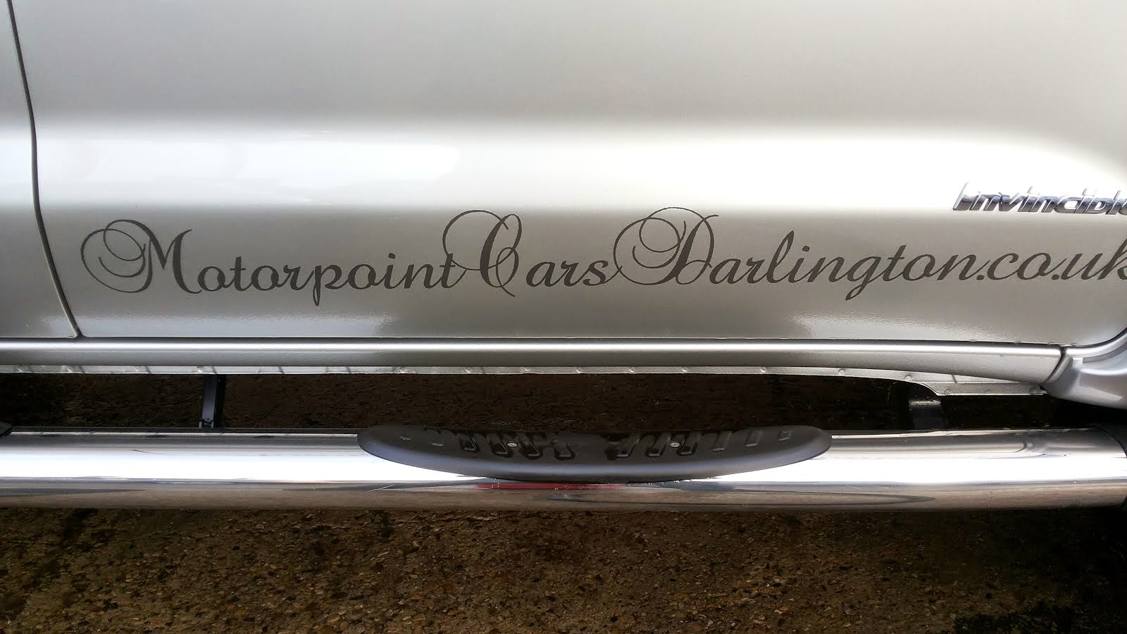 The Green I Signs Blog: Metallic vinyl vehicle graphics for www ...