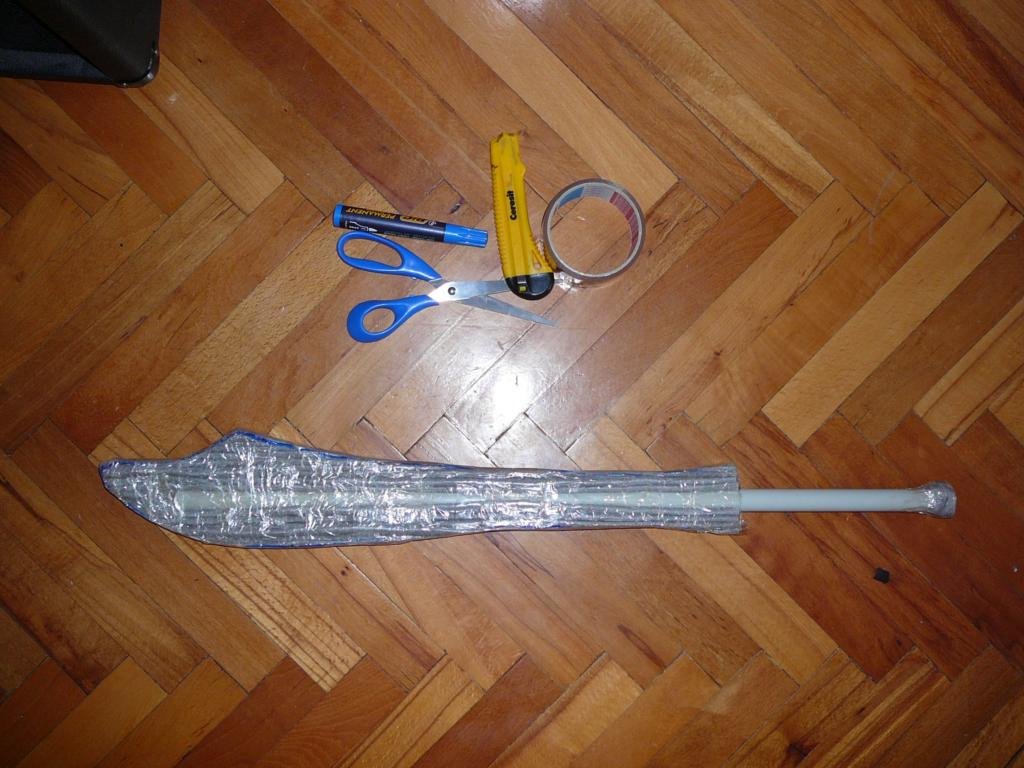 Buskador's LARP: Making a basic single edged homemade larp sword