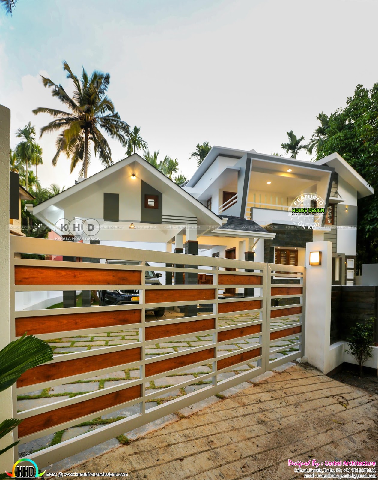 Interior and exterior photos of finished house in Kerala - Kerala home ...
