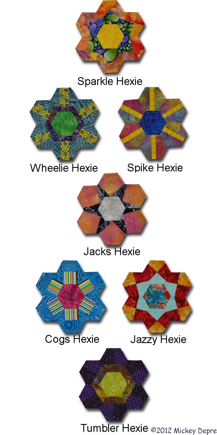 Quiltville's Quips & Snips!!: Pieced Hexies Preview! ((& Give-Away!))