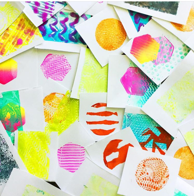 Cassie Stephens: Printing with Gelli Plates!