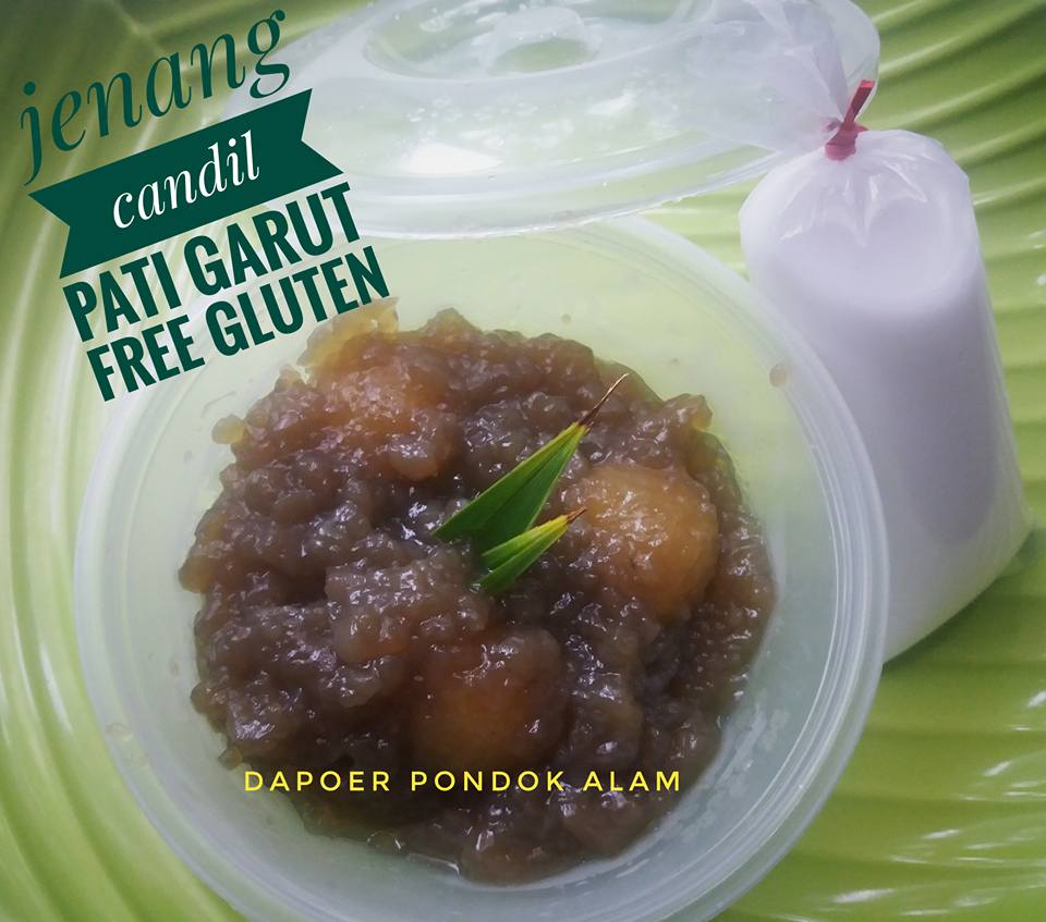 Semua Makanan alami dan selaras alam: Jenang Candil Pati Garut Pondok Alam
