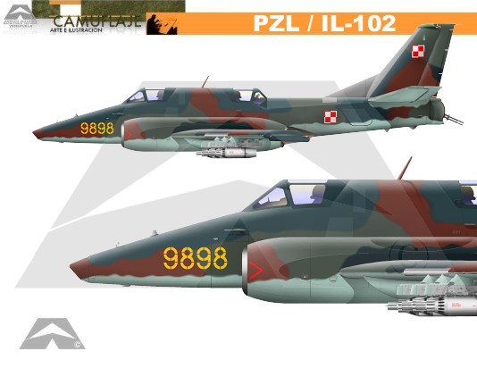 Ilyushin Il-102 | CAMUFLAJE, ARTE E ILUSTRACION MILITAR