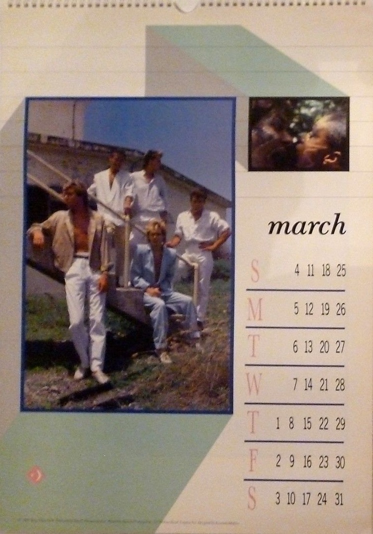 Top Of The Pop Culture 80s: Duran Duran Calendar 1984