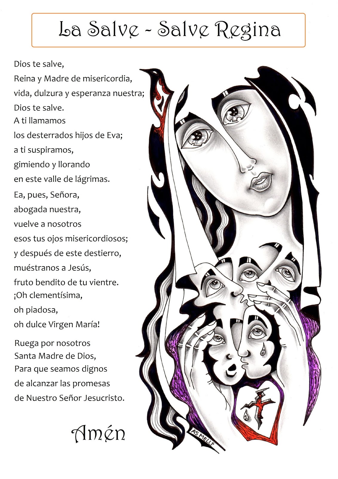 El Rincón de las Melli: La Salve - Salve Regina