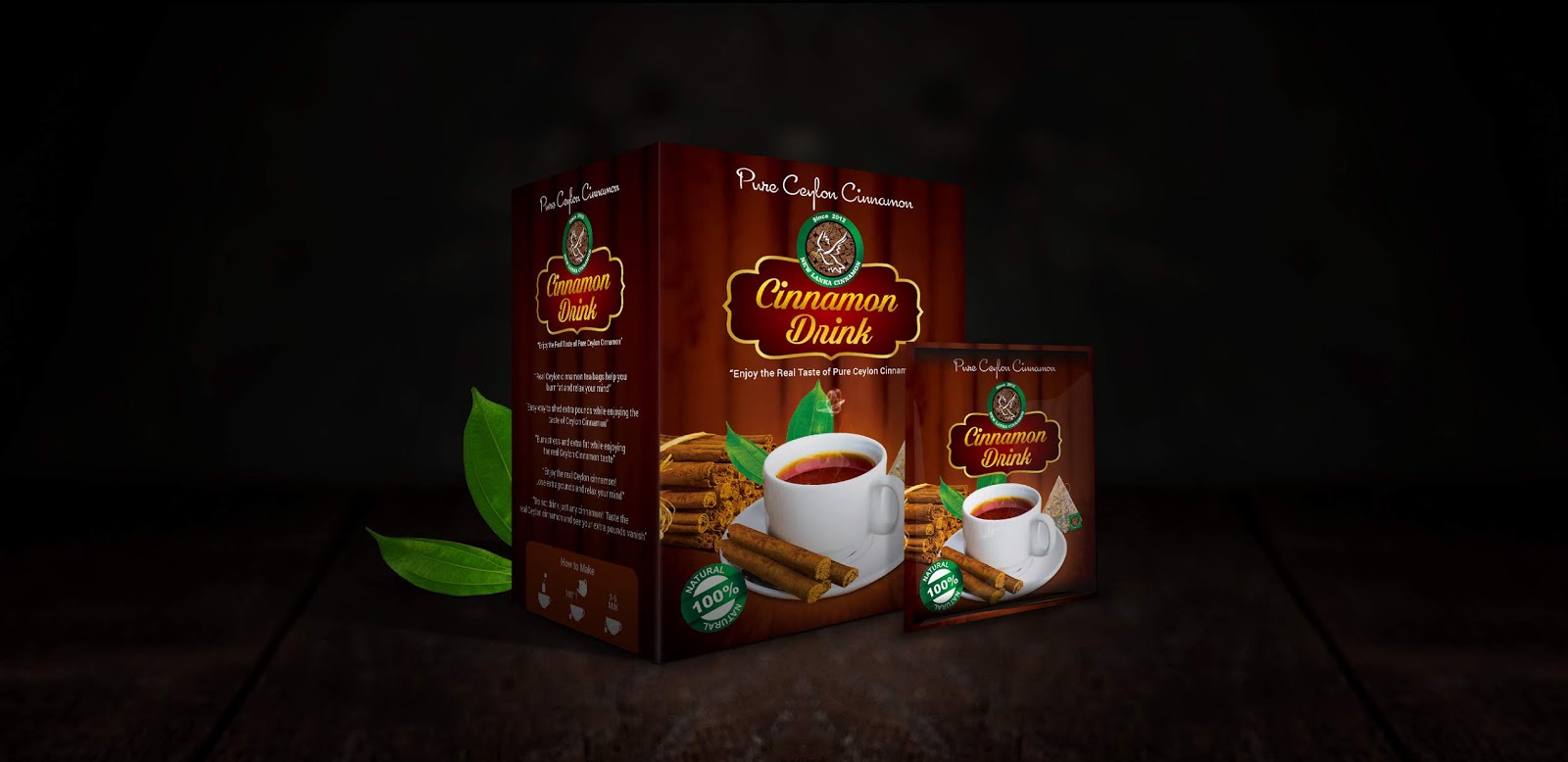 Supun Wirajith: Cinnamon Drink Packaging Design