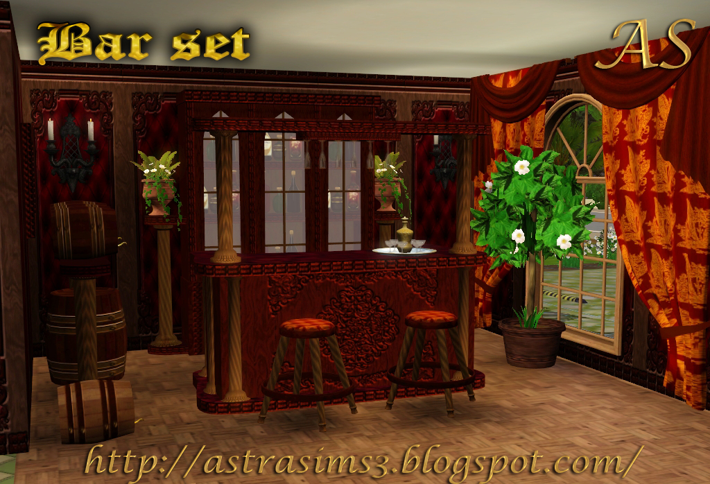 AstraSims3-everything for your Sims3: Bar set