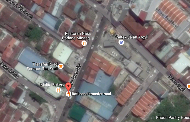 Tempat Makan Best Penang Roti Bakar Transfer Road