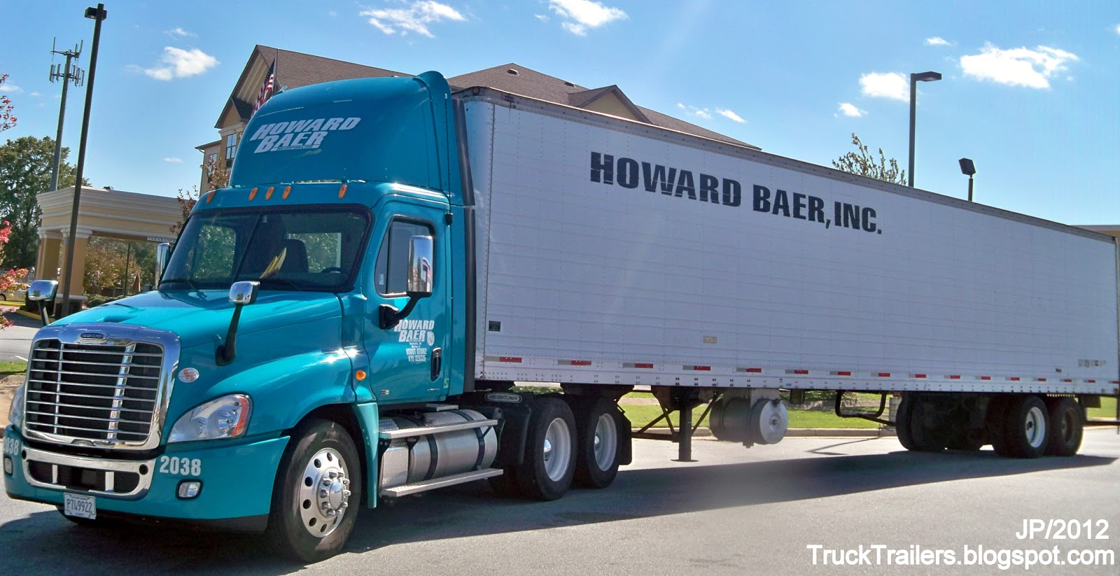 TRUCK TRAILER Transport Express Freight Logistic Diesel Mack Peterbilt ...