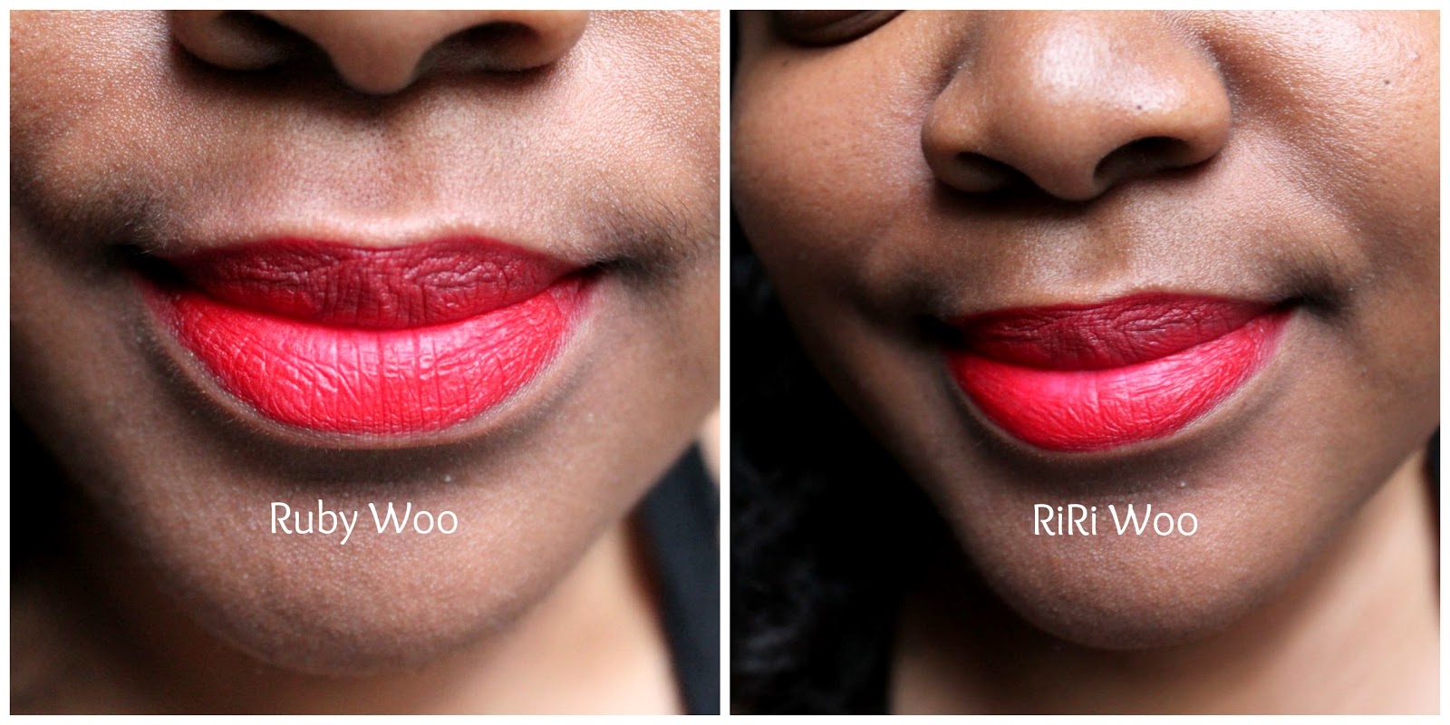 LoveBrownSugar: LBS Beauty Review: MAC RiRi Woo vs. Ruby Woo