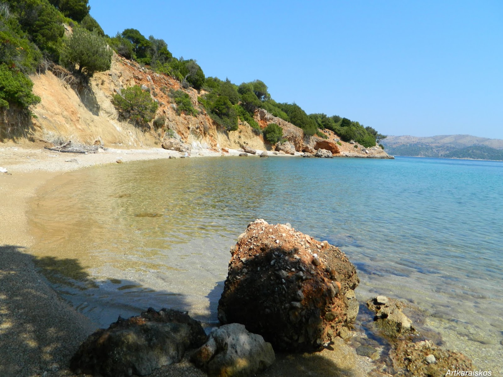Η παραλία του Αγ Νικολάου Αστακός Αιτωλοακαρνανίας((φωτο) - ΜΠΑΜΠΙΝΗ ΙΝ