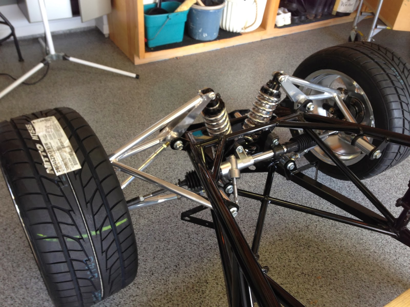 Wayne's 33 Hot Rod build: Installed steering arm today.