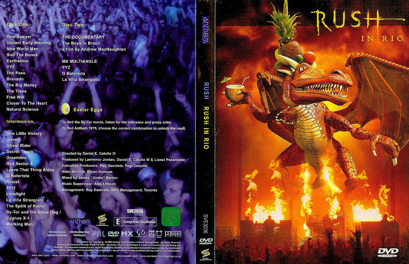 Catálogo Dvd Música: Rush - In Rio