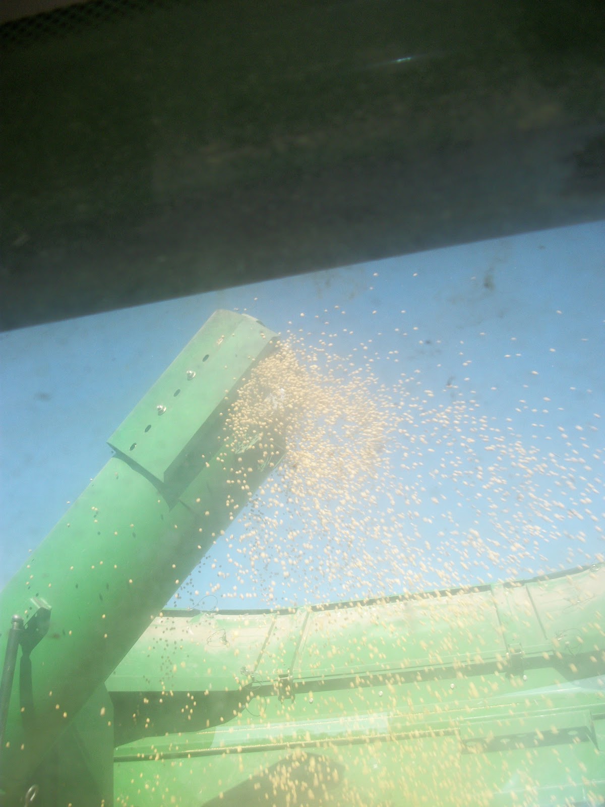 Tales of a Kansas Farm Mom: Inside the Combine Cab
