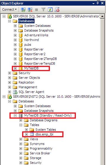 SQL Server Hints: SQL Server 2008 Implementing Log Shipping