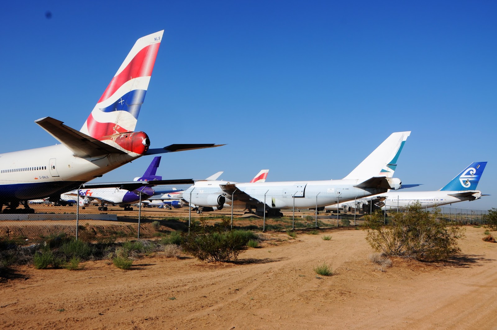 Victorville Airplane Graveyard Visit