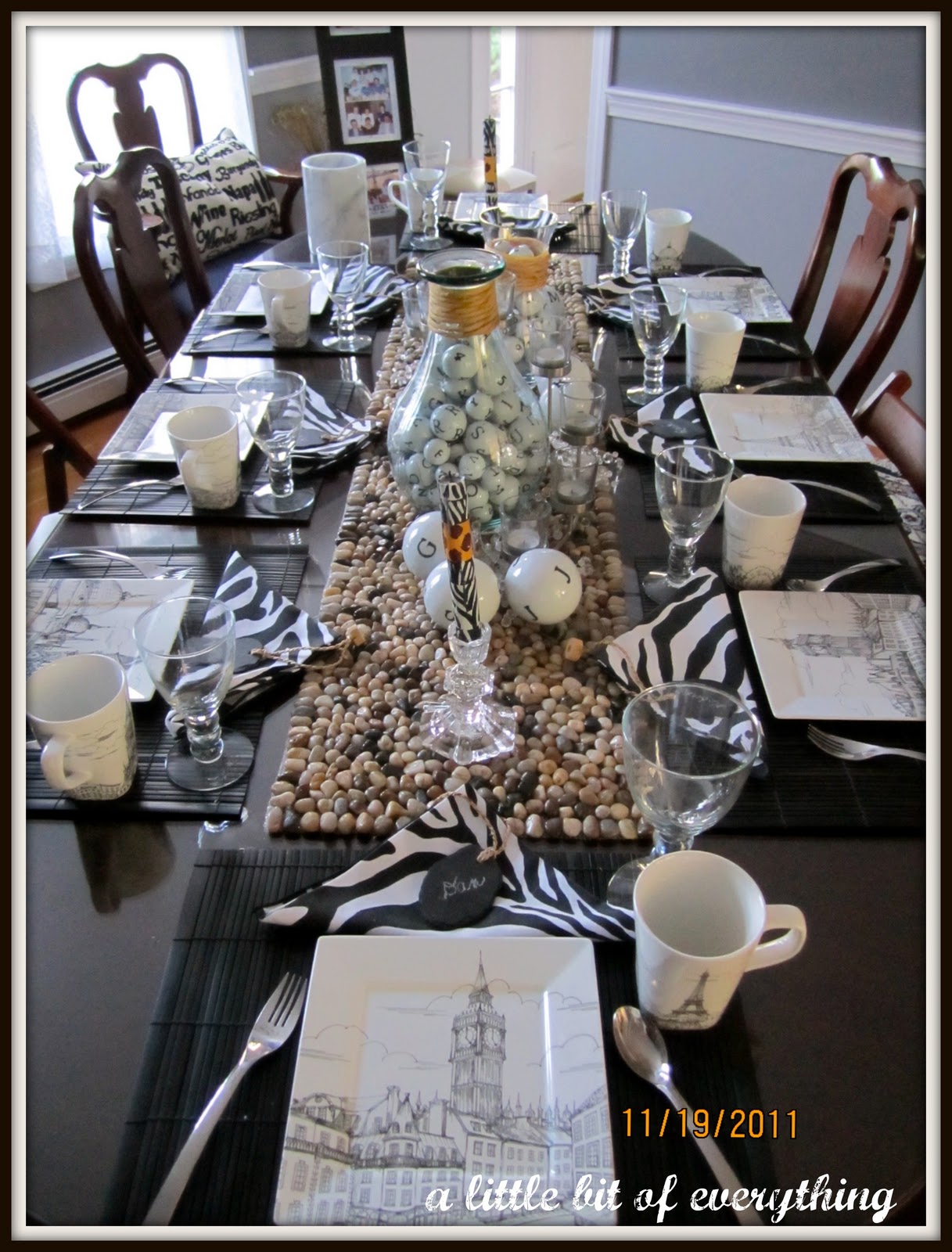 a little bit of everything: Table Setting: Dessert Is Served