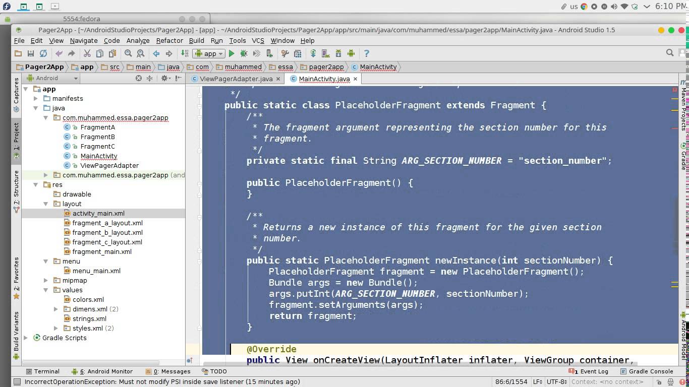 198 Android Studio View Pager Tabs Strips | كورسات بالعربي