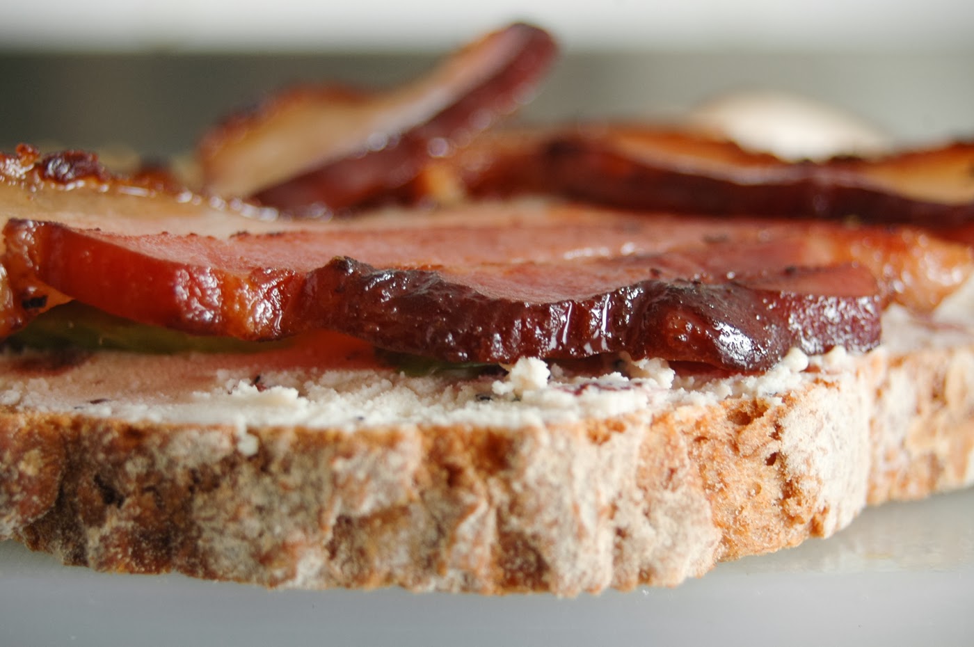 GLORIOUS SANDWICHES: THE B-SIDE roast chicken + slab bacon + cranberry ...