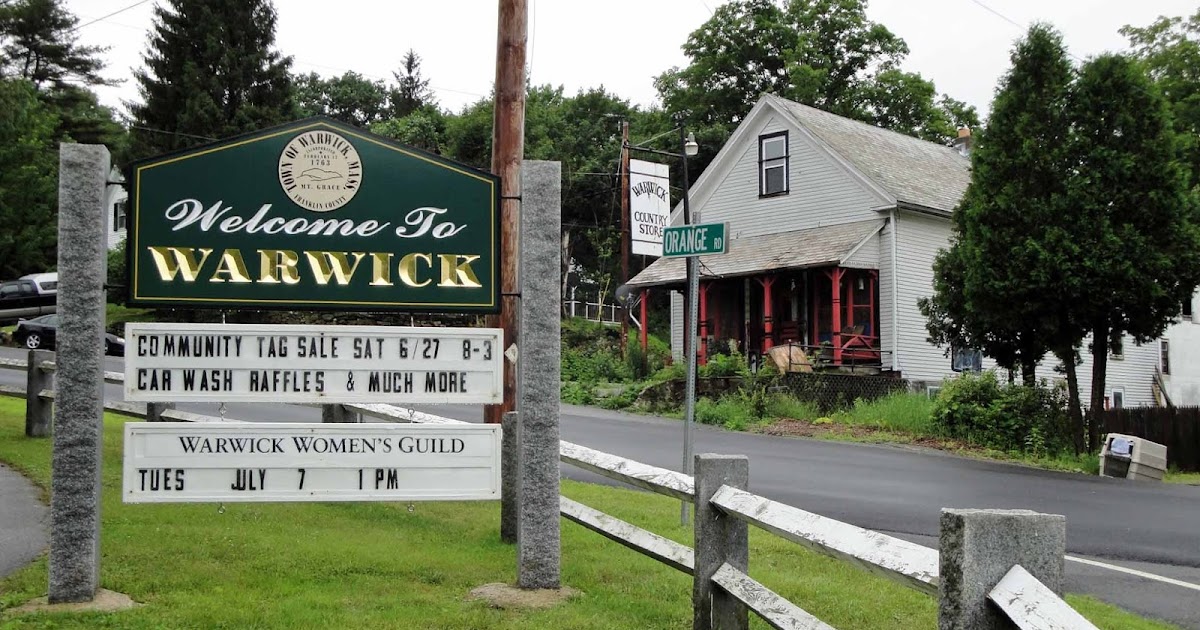 Geographically Yours Welcome: Warwick, Massachusetts