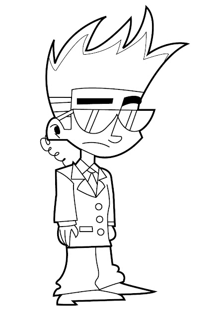 Johnny Test Coloring Pages for Kids