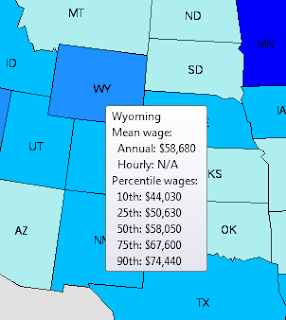 OES Maps - Number of Jobs and Wages by State or MSA | Free By 50