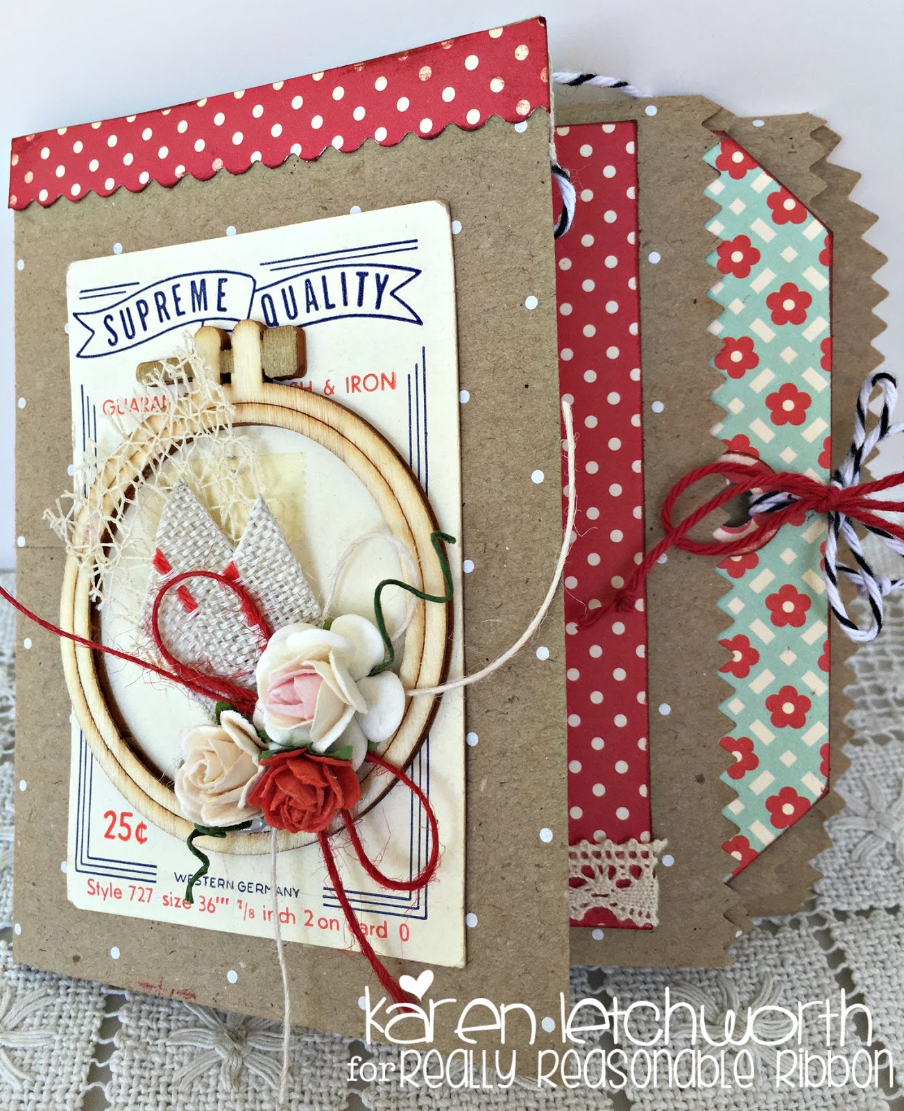 Really Reasonable Ribbon Blog: Paper Bag Mini Album