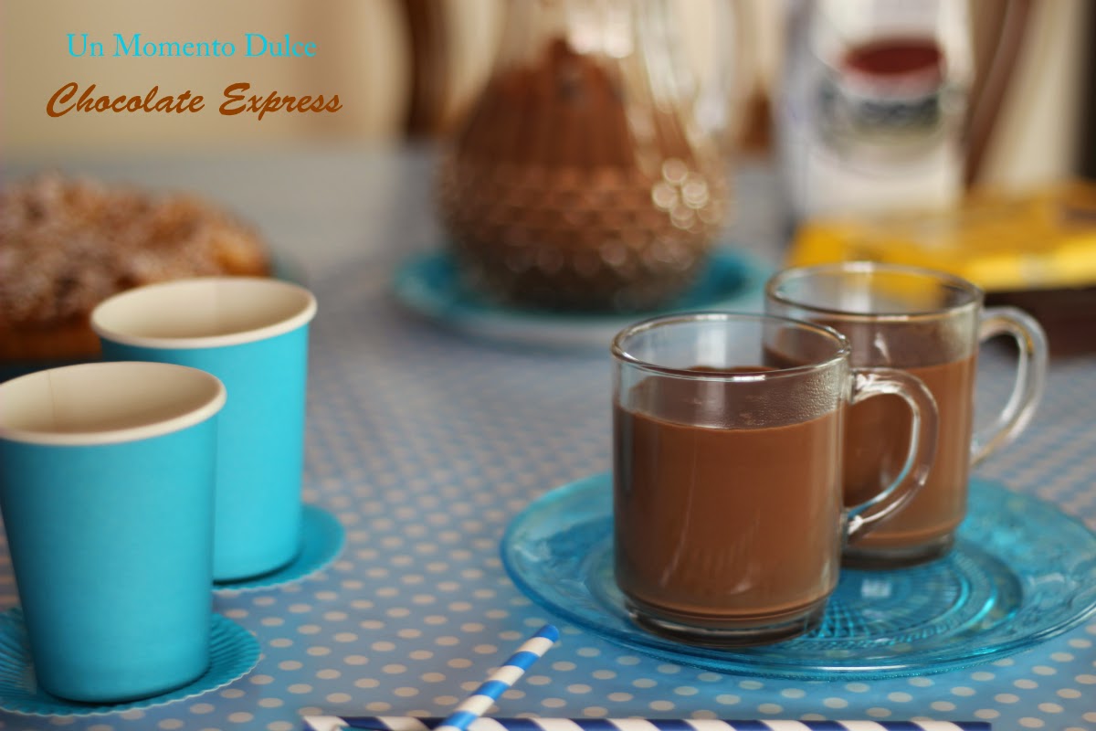 Un momento dulce: CHOCOLATE EXPRESS A LA TAZA
