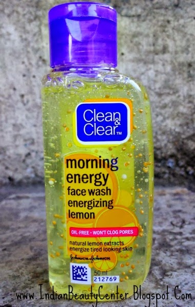 Clean & Clear Morning Energy Face Wash Energizing Lemon Review