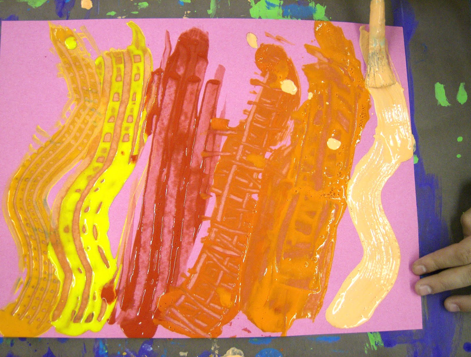 Zilker Elementary Art Class: 1st Grade Eric Carle Collages