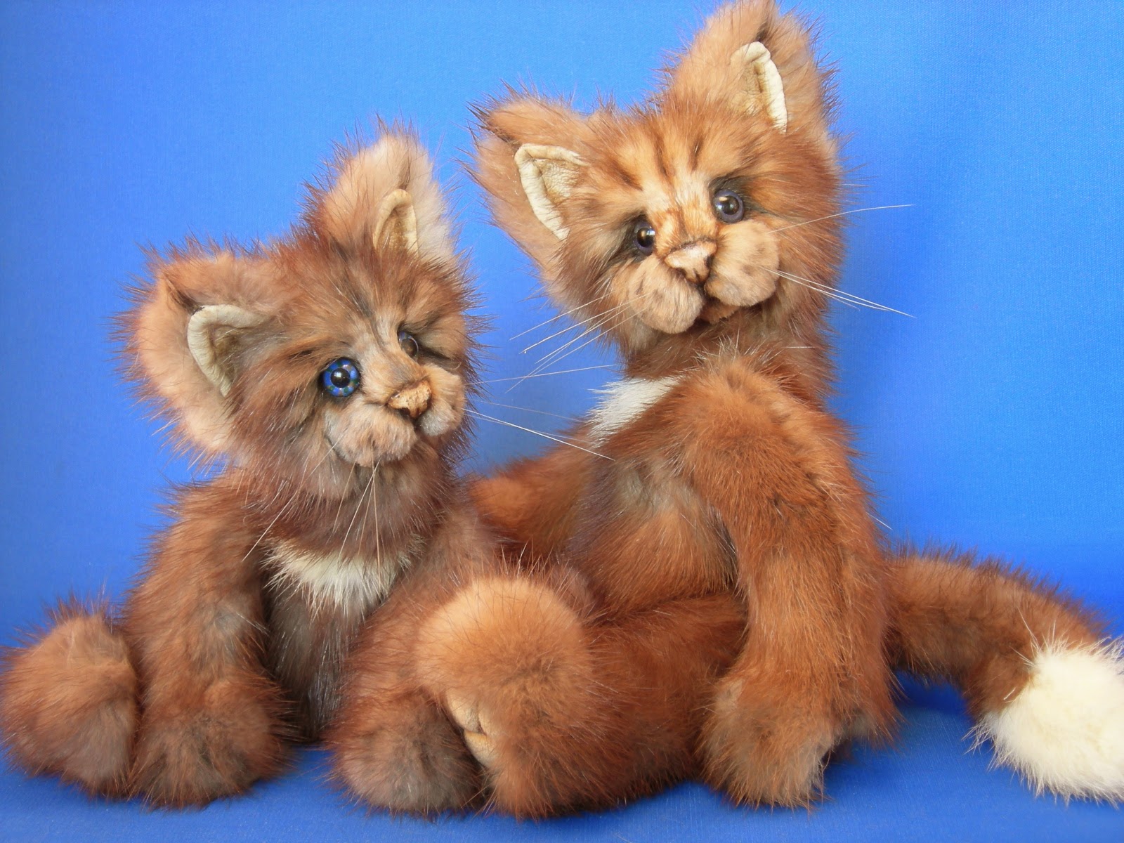 Designed By Kathy Myers: My Mink Cats