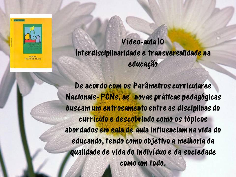 Temas Transversais: Interdisciplinaridade e Transversalidade
