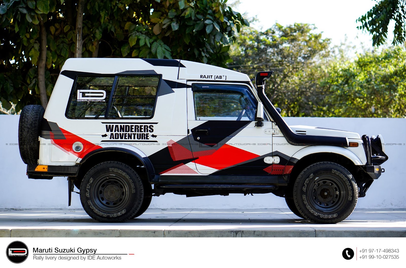 Rally Team Livery: Maruti Gypsy | IDE Autoworks