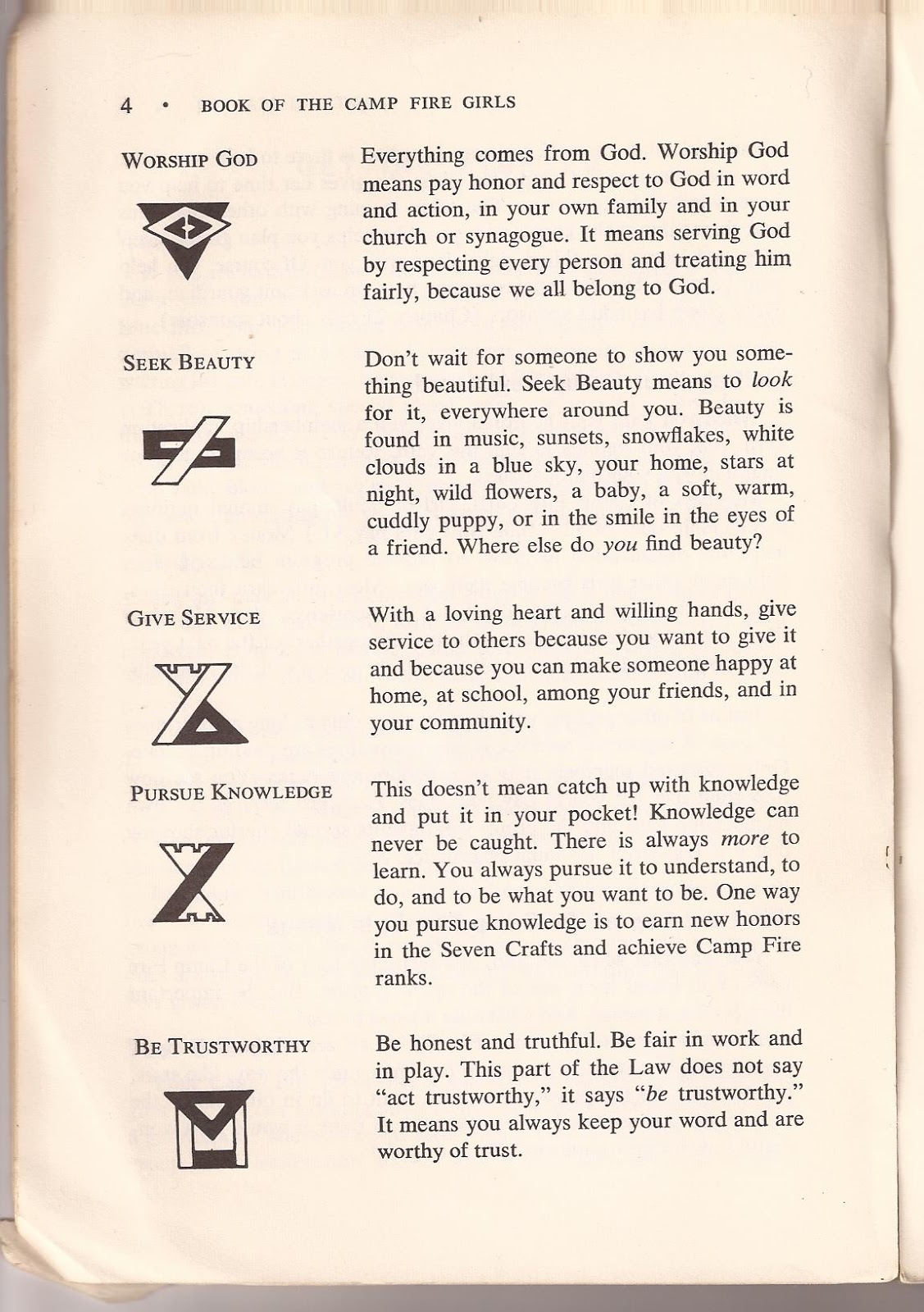 Retired Camp Fire Girl