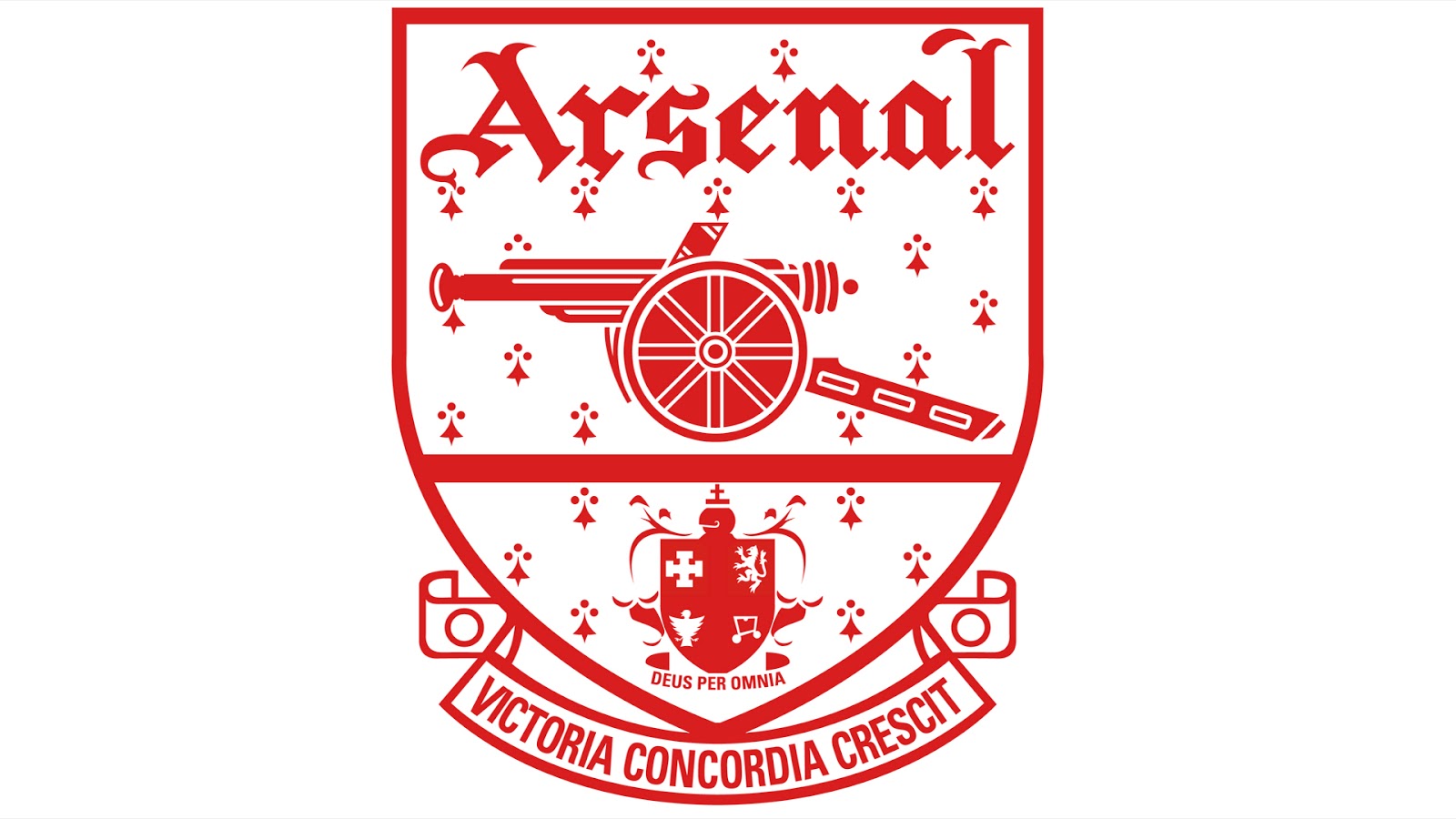 La evolución histórica del escudo del Arsenal ~ ENGLAND CALLING