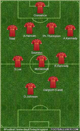 Football Yesterday & Today: Liverpool FC XI in European Cups Finals ...