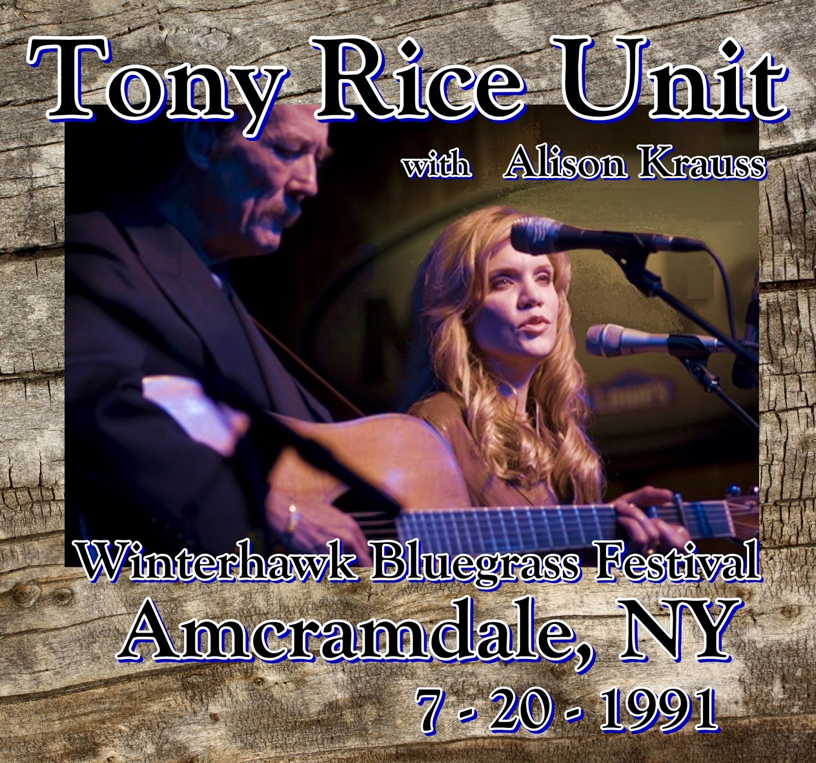 Arizona Jones: The Seldom Scene and the Tony Rice Unit, Winterhawk, 7-20-91