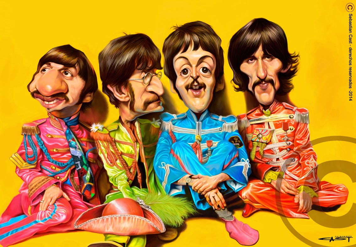Sebastian Cast -Dibujante: THE BEATLES