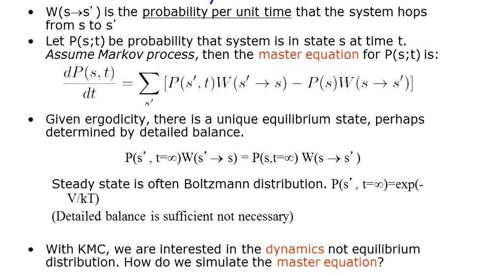 Master equation