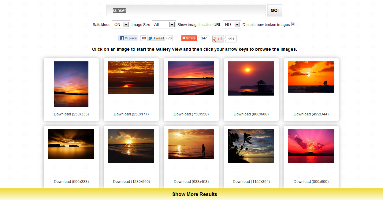 Google Image Ripper scaricare immagini di grandi dimensioni - SCERIFFO WEB