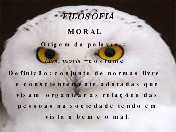 Filosofar Liberta: O que é a Moral?