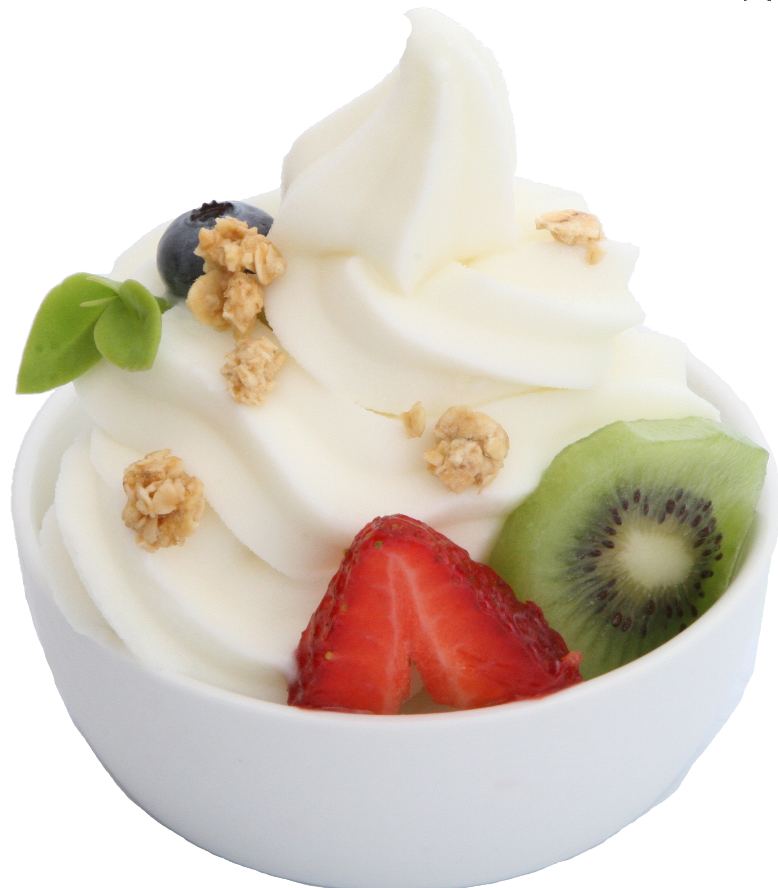 Helado de Yogur Y Cerezas