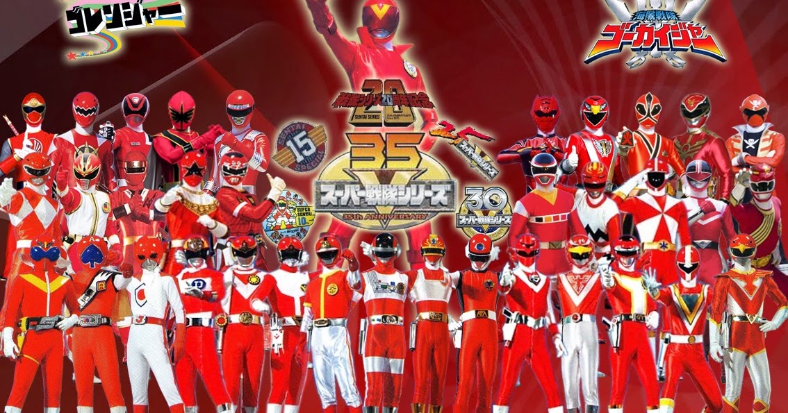 Toku Warriors: Toku Word : Super Sentai where other rangers than Red ...