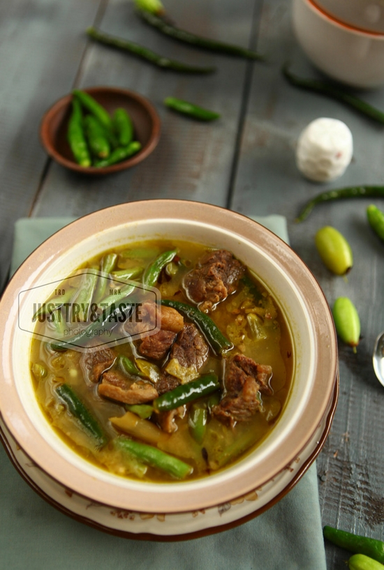 Resep Asem-Asem Daging Buncis Cabai Hijau | Just Try & Taste