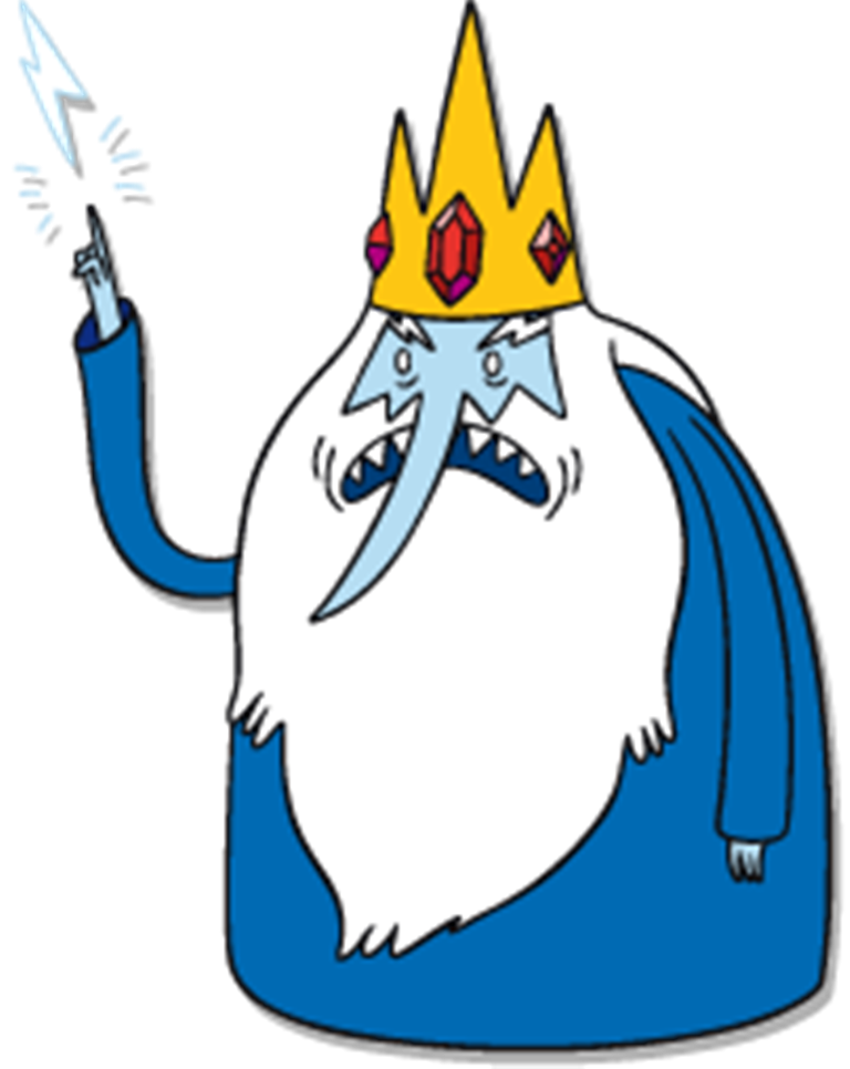 Fãs de hora de aventura: REI GELADO