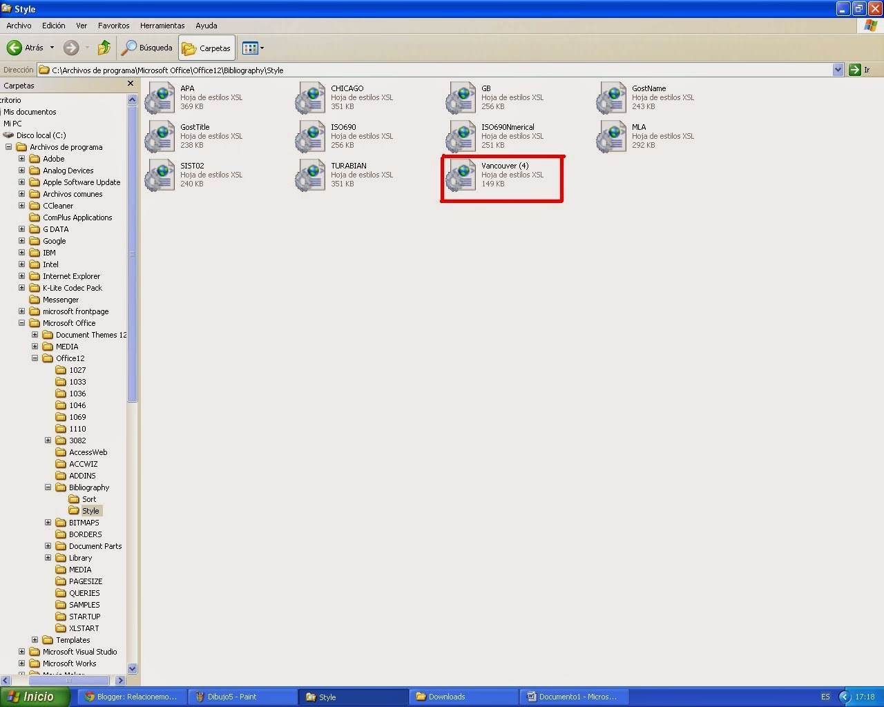 Relacionemonos con nuestros cursos: USO DE ESTILO VANCOUVER EN ...