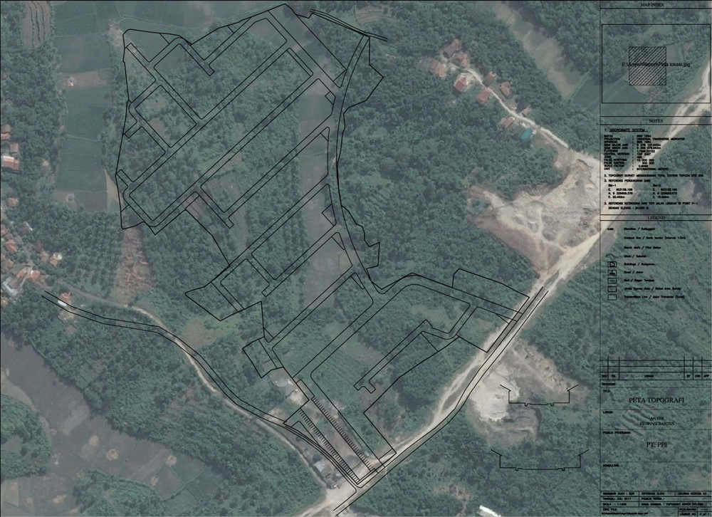 Gambar Kontur - Jasa Site Plan