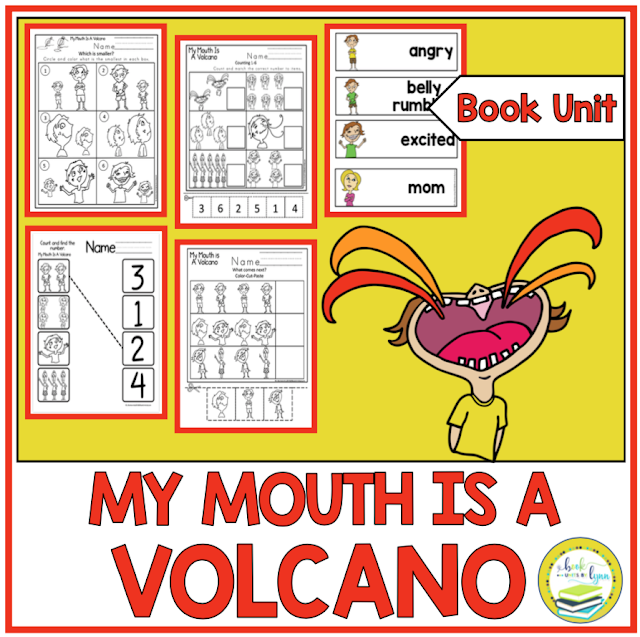 MY MOUTH IS A VOLCANO BACK TO SCHOOL BOOK UNIT ~ Book Units by Lynn